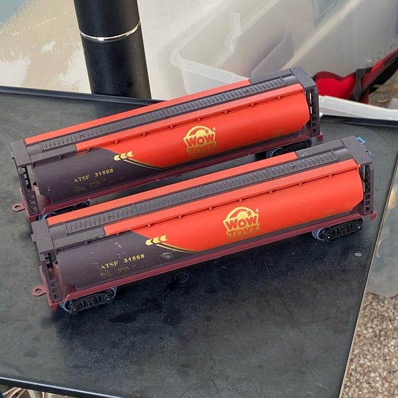 Other | 2 Wowtoyz Classic Train Car Collection Atsf 31568 Tanker Car ...